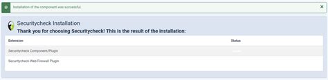 Securitycheck Joomla Security Plugin InMotion Hosting