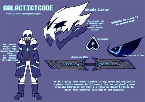 Galacticcode Reference Sheet Rundertale