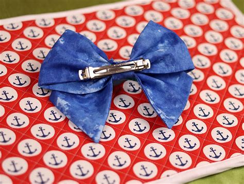Diy Sailor Bow [how To Sew A Sailor Bow In 10 Minutes] ⋆ Hello Sewing