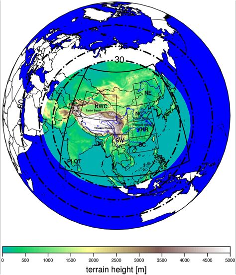 Dotted Line Indicates The Resolution Of The Variable Scvts Mesh In Mpas Download Scientific