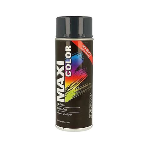Maxicolour Aerosol Anthratice Grey Gloss 400ml