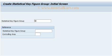 kbh1 sap tcode create statistical key figure group