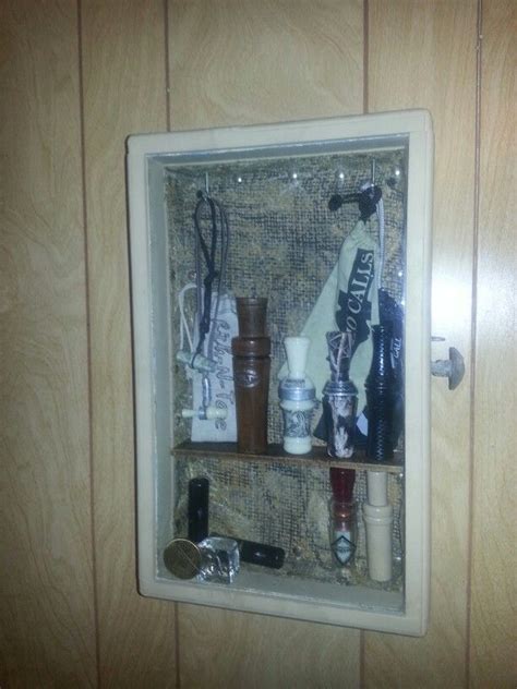 Diy Duck Call Display I Just Made Duck Calls Bathroom Medicine Cabinet Decor
