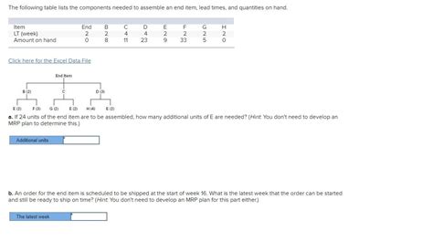 Solved Click Here For The Excel Data File A If 24 Units Of
