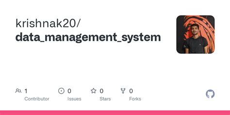 Github Krishnak Data Management System