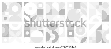 Set White Gray Abstract Vector Design Stock Vector Royalty Free 2086973443 Shutterstock