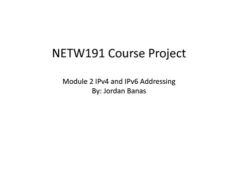 SOLUTION Netw Module Ppt Template Nov Copy Studypool