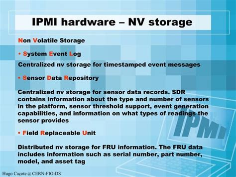 Ipmi Server Management Ppt Operating Systems Computer Software