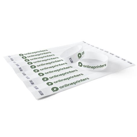 Einlassbänder Aus Tyvek® Vierfarbig Bedrucken Onlineprinters
