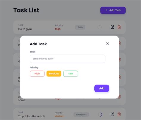 Reactjs Challenge 4 Crud Typescript Tasklist App