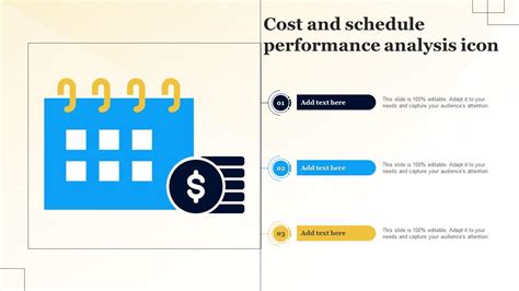 Cost And Schedule Performance Analysis Icon Ppt Template