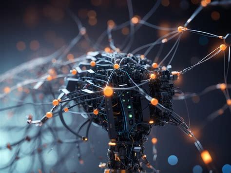 Premium Ai Image Artificial Neuron Pioneering Ai Concept
