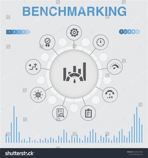 Benchmarking Infographic Icons Contains Such Icons Stock Vector Royalty Free 1469615693