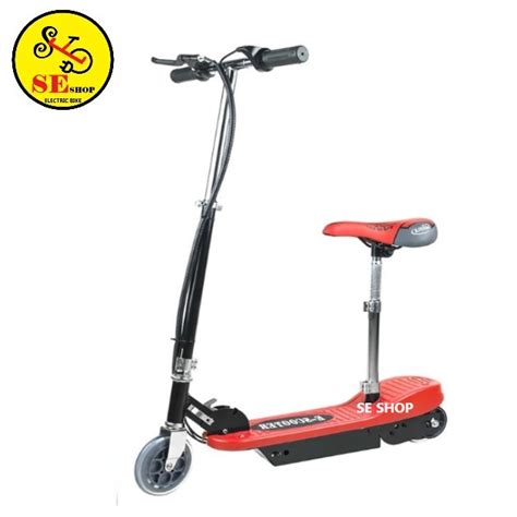 พร้อมส่ง 1 3 วันได้รับ สกู๊ตเตอร์ไฟฟ้า Electric Scooter เด็กขับง่าย ผู้ใหญ่ก็ขับได้ พับเก็บได้