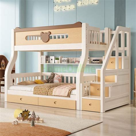 上下床 床架 Bunk Bed 【包送貨 Free Dlievery】子母床 碌架床 Bed Frame 全實木雙層床 多功能高低床 兩層上下
