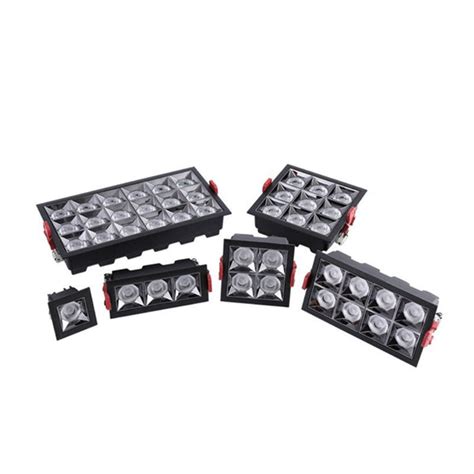 Led Line Downlight Led Recessed Spotlight Rectangle Grille Ceiling Lam