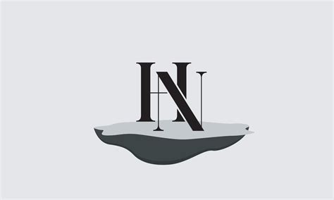 Alfabeto Letras Iniciales Monograma Logo Hn Nh H Y N Vector En Vecteezy