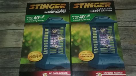 Stinger Cordless Insect Zapper Lantern Night Helper