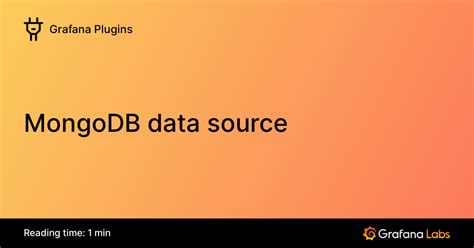 Mongodb Data Source Grafana Enterprise Plugins Documentation