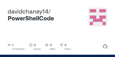 GitHub Davidchaney PowerShellCode