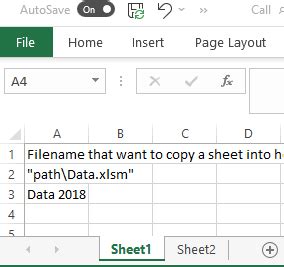 Excel Copying A Worksheet Between Workbooks Using Cells As Guidance On What To Copy Stack