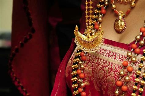 The Traditional Kodava Jewelry Gold Coralbead Another Picture From My Wedding Southindi