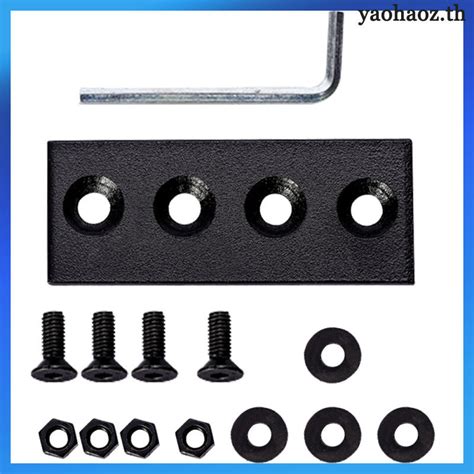 Track Splice Brackets สําหรับชั้นวางแบน Mending แผ่นแผ่นซ่อมยึดโลหะตรง Brace Yaaohaoz Shopee