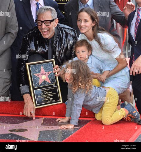 Actor Jeff Goldblum Is Joined By His Wife Emilie Livingston And Their