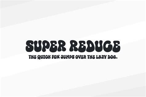 Super Reduce Font Download Free