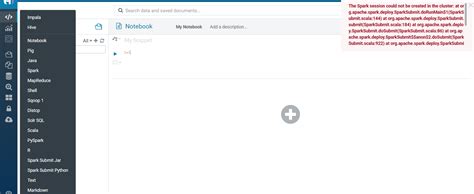 The Spark Session Could Not Be Created In The Clus Cloudera