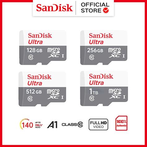 Sandisk Ultra Micro Sdxc Tb Gb Gb Gb Class Uhs I Memory Card Sdsqunr New Model