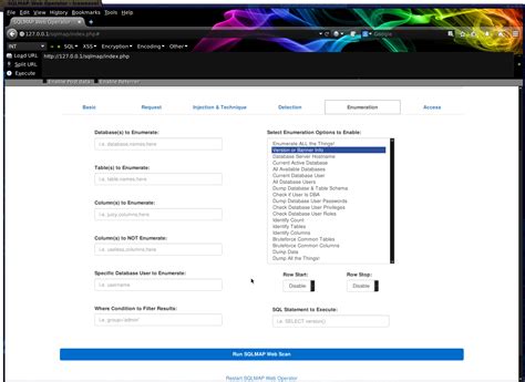 Kaotic Creations Sqlmap Web Gui