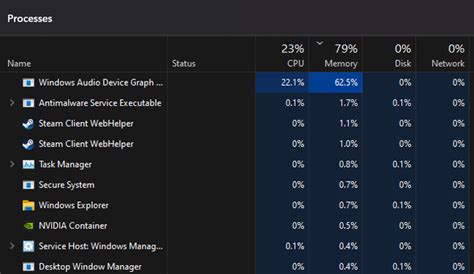 Windows Audio Device Graph Isolation Taking Up Too Much Ram Rwindowshelp