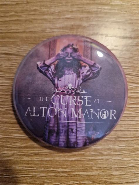 The Curse At Alton Manor Inspired Pin Badge Alton Towers 2023 4 Sizes Free Pandp £300 Picclick Uk