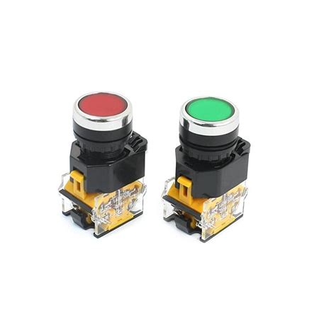 La38 11t Green Push Button Self Locking Push Button Switch 220vac 24vdc At ₹ 40piece In Faridabad