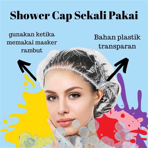 Multi Purpose Head Cover Shower Cap Multiple Use Shopee Malaysia