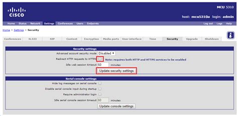 Disabling Encrypted Connection Between TMS And MCU Cisco Community