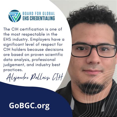 Board For Global Ehs Credentialing Bgc® On Linkedin Cih Iamih