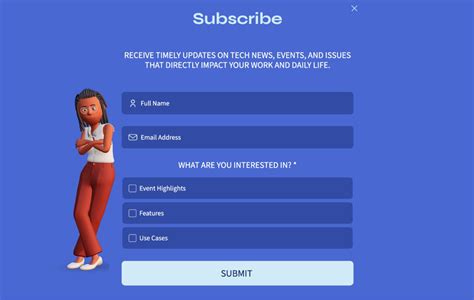 Stylish B2b Newsletter Subscription Form Template Visme Stylish B2b Newsletter Subscription Form Template Visme