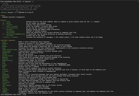 Instalasi Composer Laravel Di Mac Apple