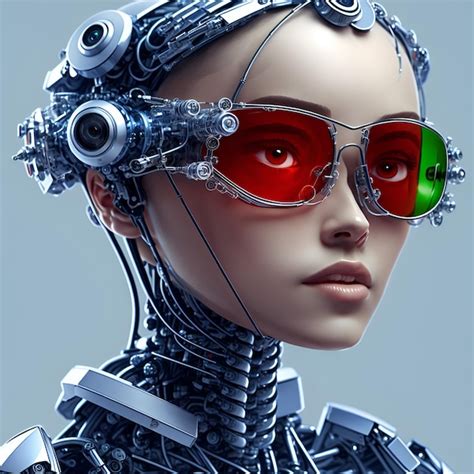 premium photo posthuman singularity robot