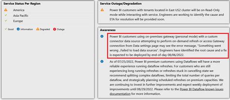 error when trying to set up refresh schedule fail microsoft