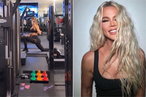 Khlo Kardashian Shows Off Impressive Curves In Sexy Gym Clip