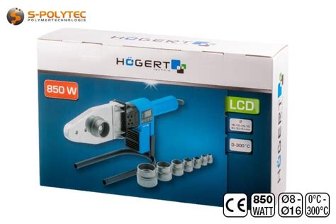 Socket Welder 850w In Case For Pipes Ø16mm Ø63mm