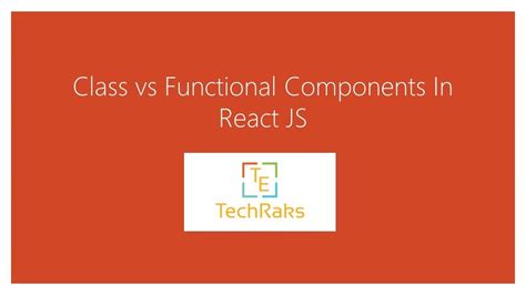 Class Vs Functional Components In React Js Youtube