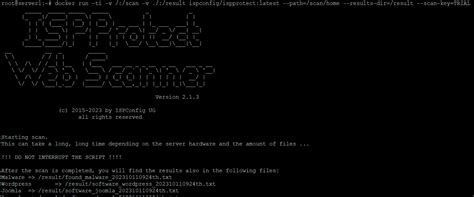 Run Ispprotect Malware Scanner With Docker Ispprotect