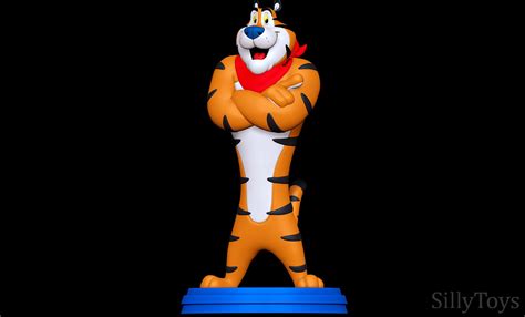 Tony The Tiger Kelloggs 3d Model By Sillytoys
