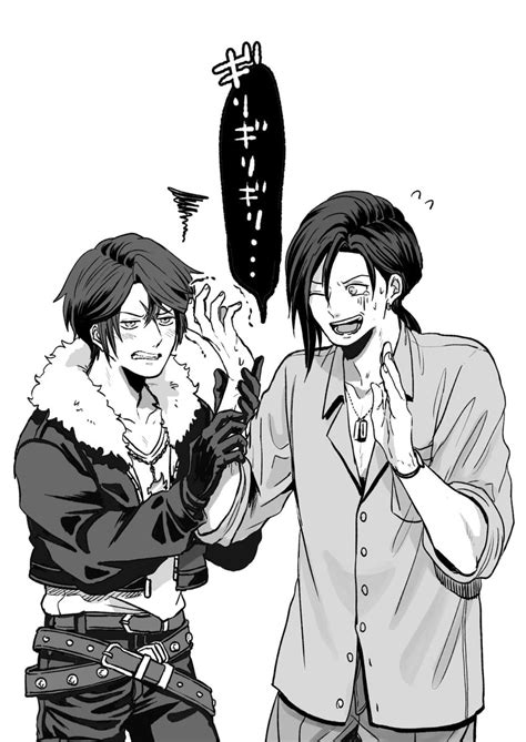 Squall Leonhart And Laguna Loire Final Fantasy And 1 More Drawn By