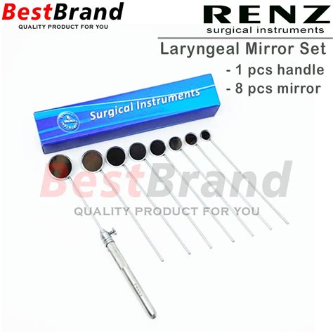 Jual Renz Kaca Laring 8 Laryngeal Mirror Set Shopee Indonesia