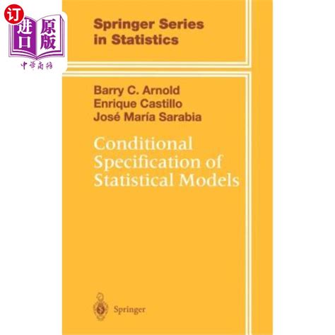 海外直订conditional specification of statistical models统计模型的条件说明 虎窝淘